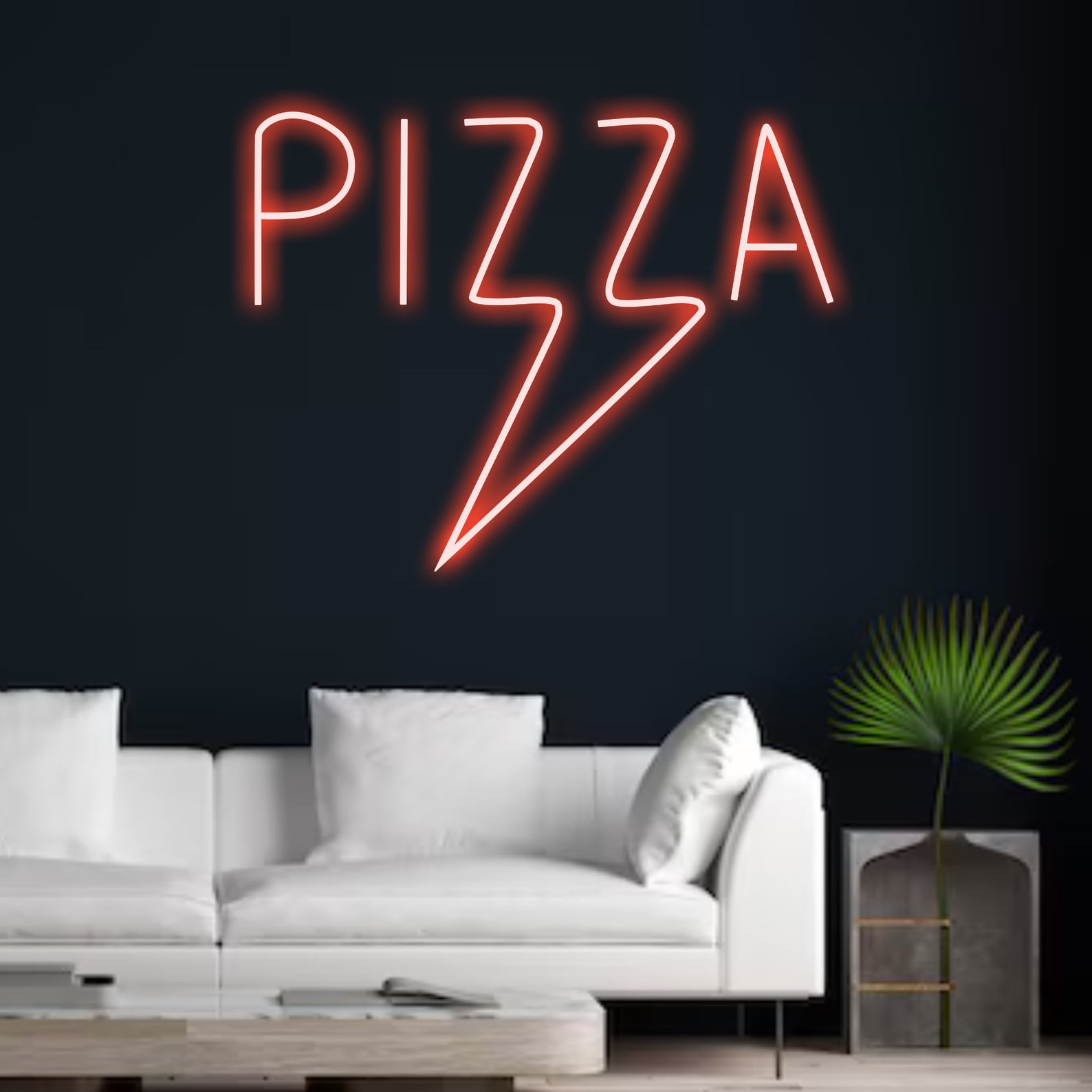 Pizza Open Neon Sign Custom Pizza LED Sign Pizza Restaurant Decor Food ...