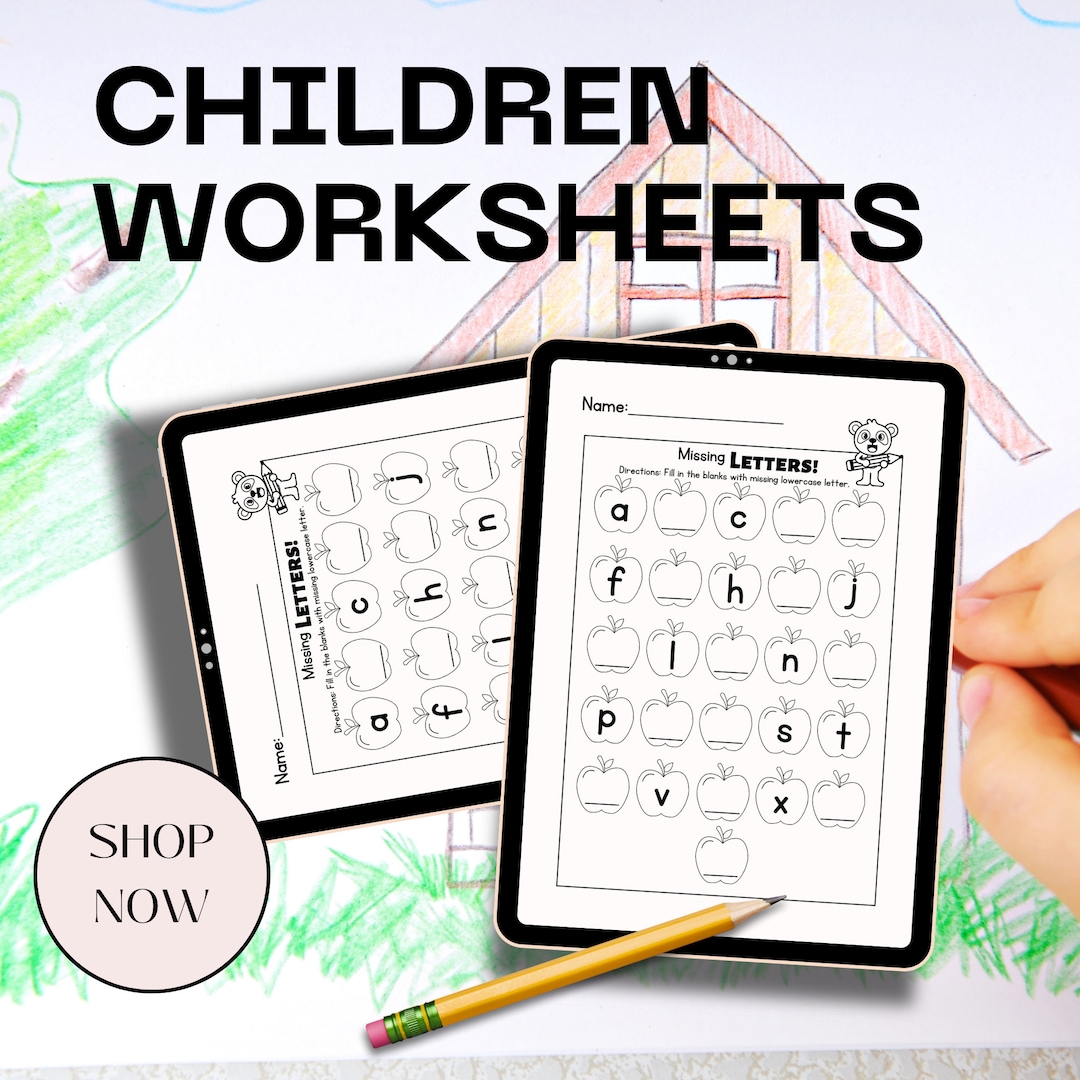 Printable Missing Letters | Children Worksheets | Kids Activities ...