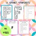 26 Alphabet Maze Fun, Preschool Learning Worksheets, Letter Tracing and ...