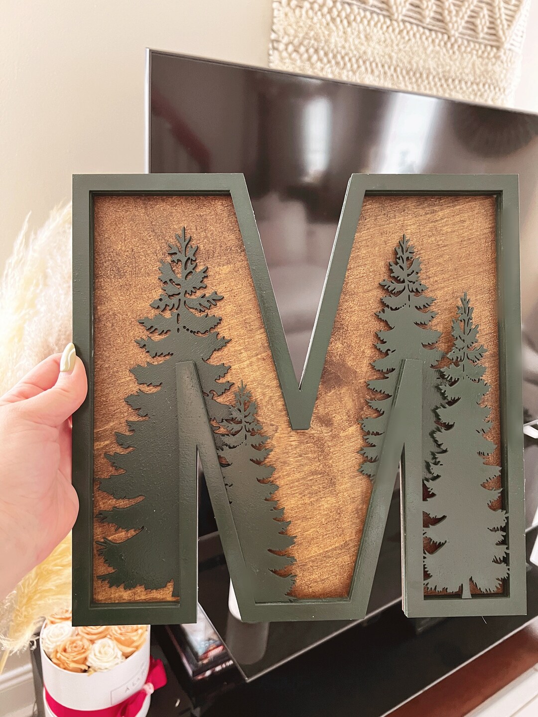 Alphabet Letter Sign| Layer Letter Sign| Boy Sign| Gift for Him| Sign ...