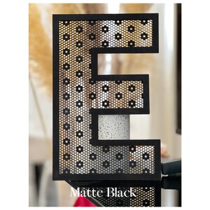 Rattan Letter Sign | Aesthetic Decor | Boho Decor | Bookshelf Decor ...