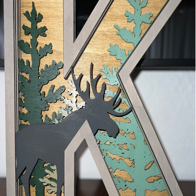 Rustic Letter Wall Decor - Etsy