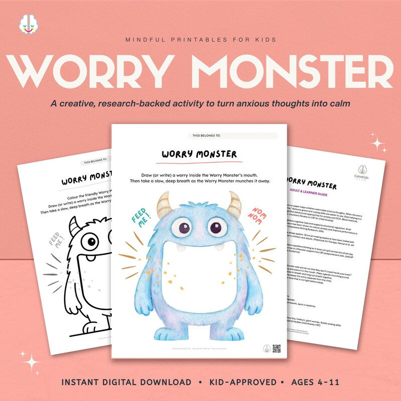 Worry Monster - Etsy