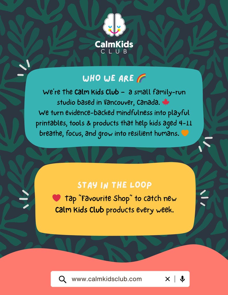 Mindful Maze Printable for Kids: Calm-down Activity, Anxiety Relief ...