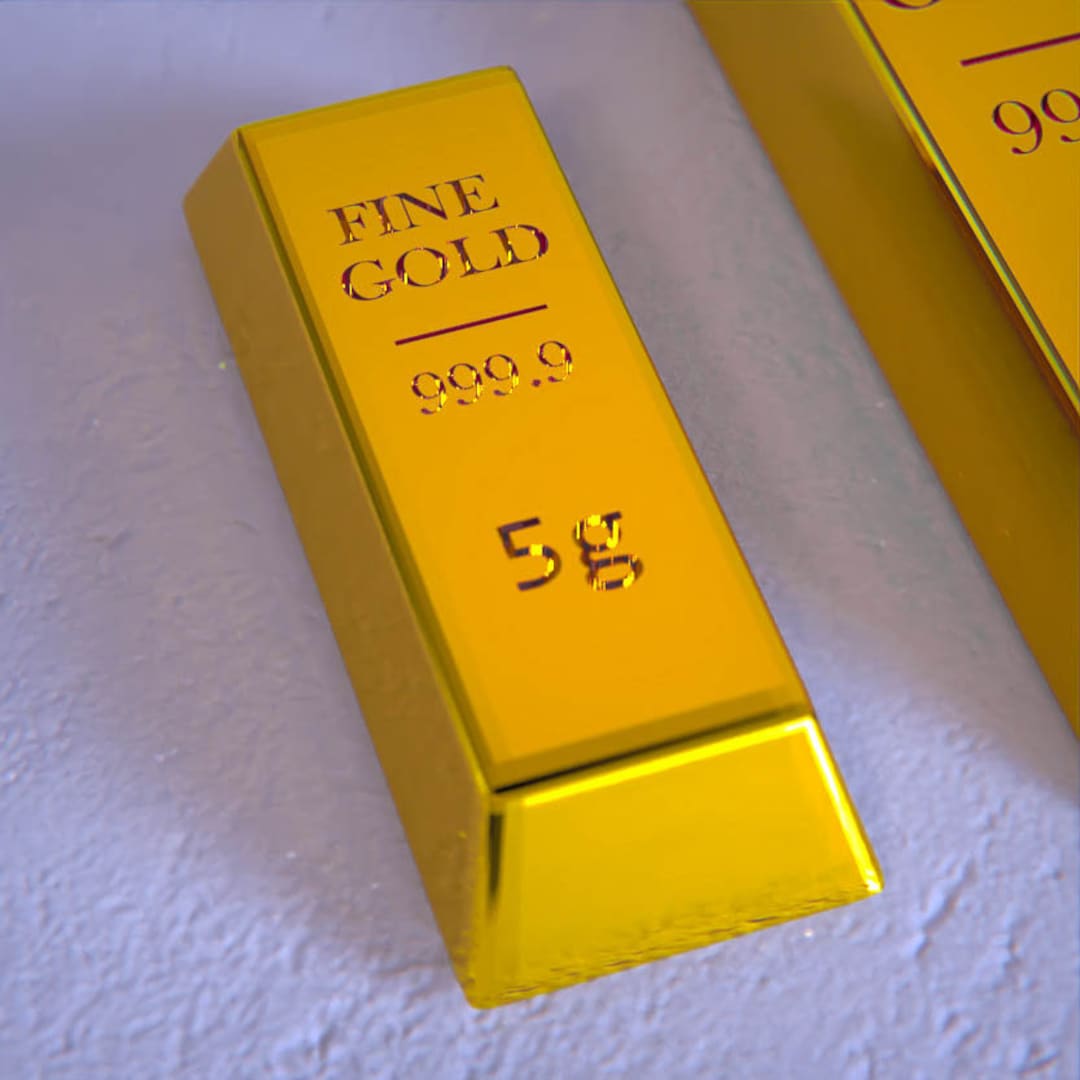24k Gold Bar / Brick 999.9 Pure Gold - Etsy UK
