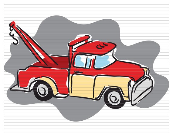 Convoy Truck Cartoon