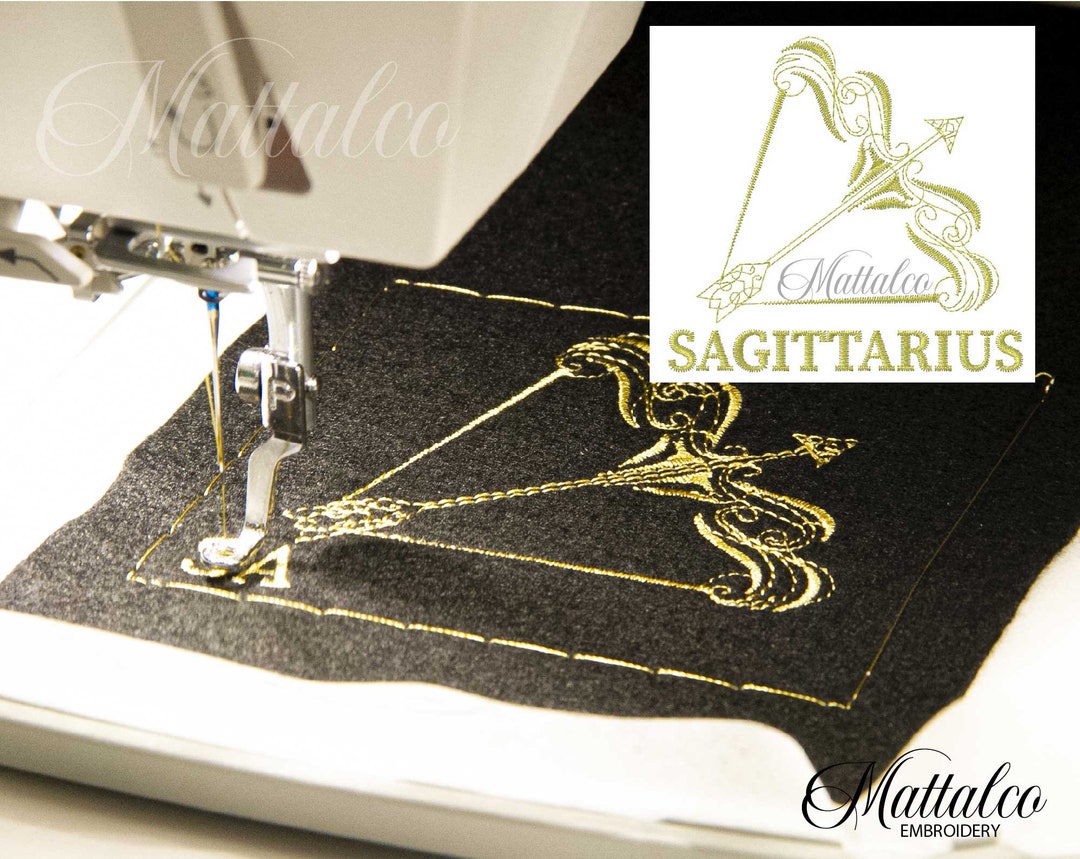 Sagittarius Zodiac Sign Embroidery Constellation Sagittarius Star Sign ...