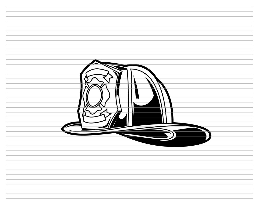 FIREFIGHTER HELMET SVG, Fireman Helmet Svg Fire Dept Clipart ...