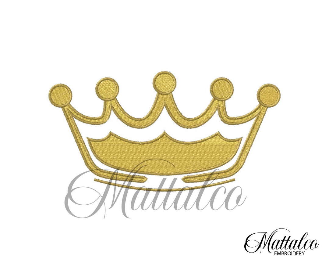 King's Crown Embroidery, Royal Crown Embroidery King's Crown Design ...