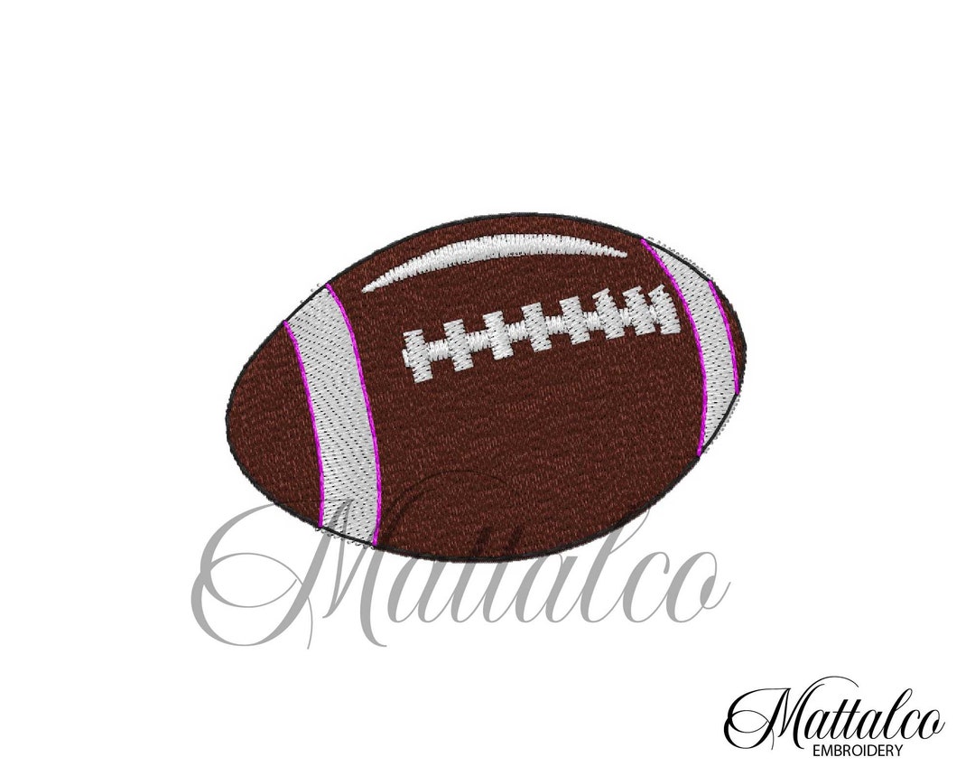 Rugby Ball Embroidery, Rugby Ball Applique Design, Embroidery Pattern ...