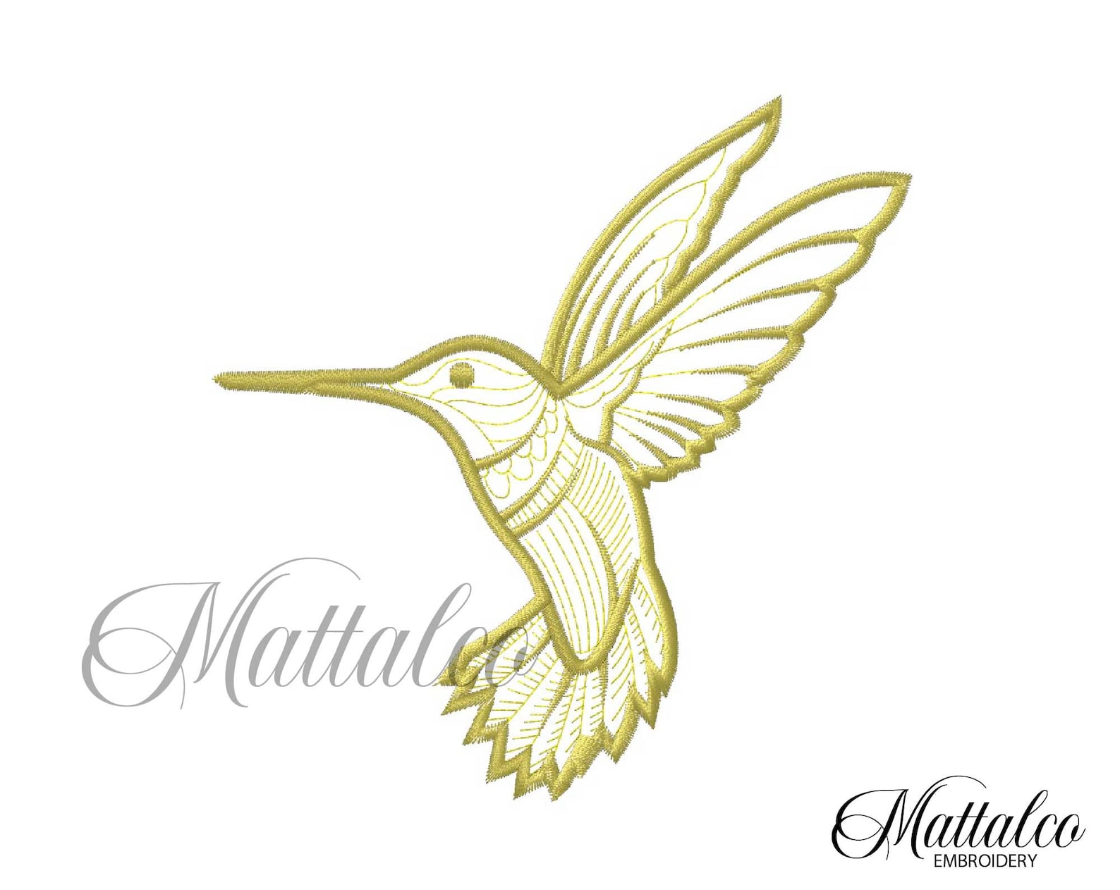 Hummingbird Embroidery Design Hummingbird Machine Embroidery - Etsy