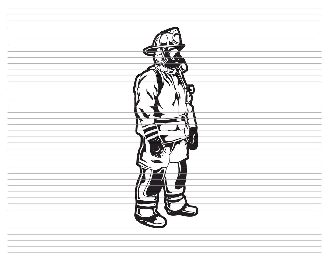 FIREFIGHTER SVG, Fireman Svg, Fire Dept, Firefighter Clipart ...