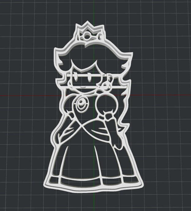 Princess Peach Cookie Cutter - Etsy