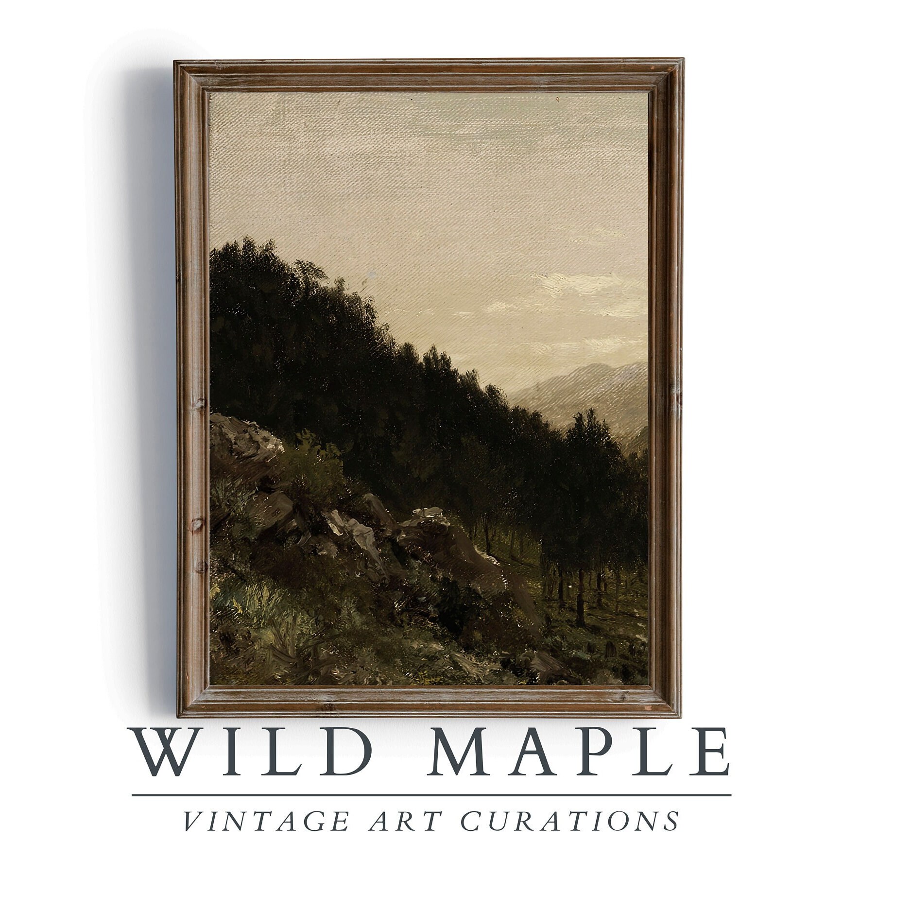 Set of Three Vintage Colorado Mountain Landscape Split Panel - Etsy