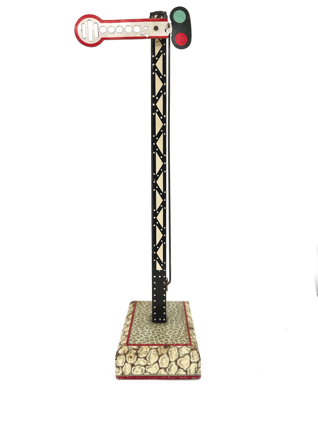 Nice Vintage Tin Toy Train Signal / Semaphore, O or 1 Gauge, US Zone ...