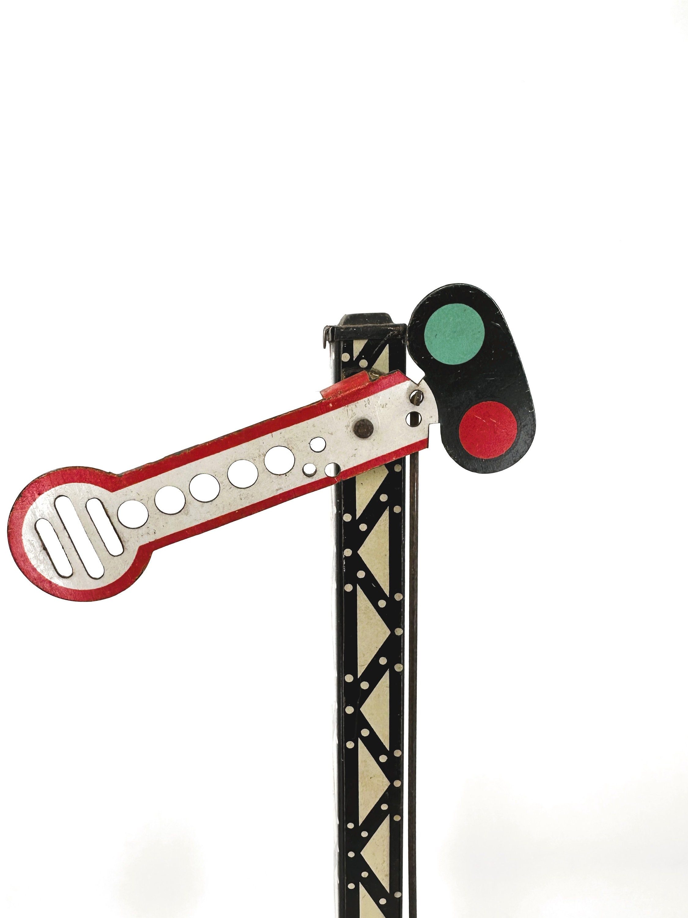 Nice Vintage Tin Toy Train Signal / Semaphore, O or 1 Gauge, US Zone ...