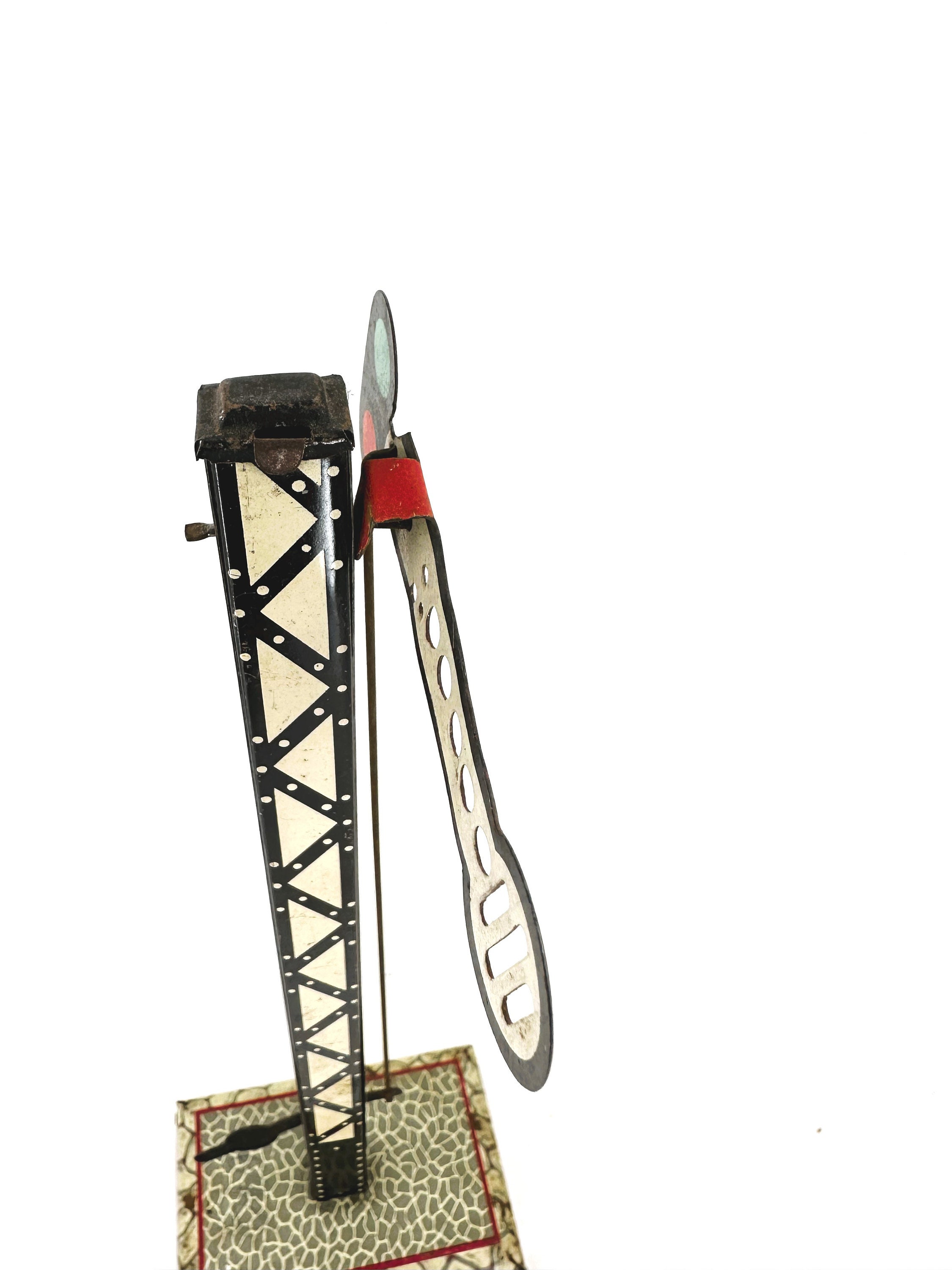 Nice Vintage Tin Toy Train Signal / Semaphore, O or 1 Gauge, US Zone ...
