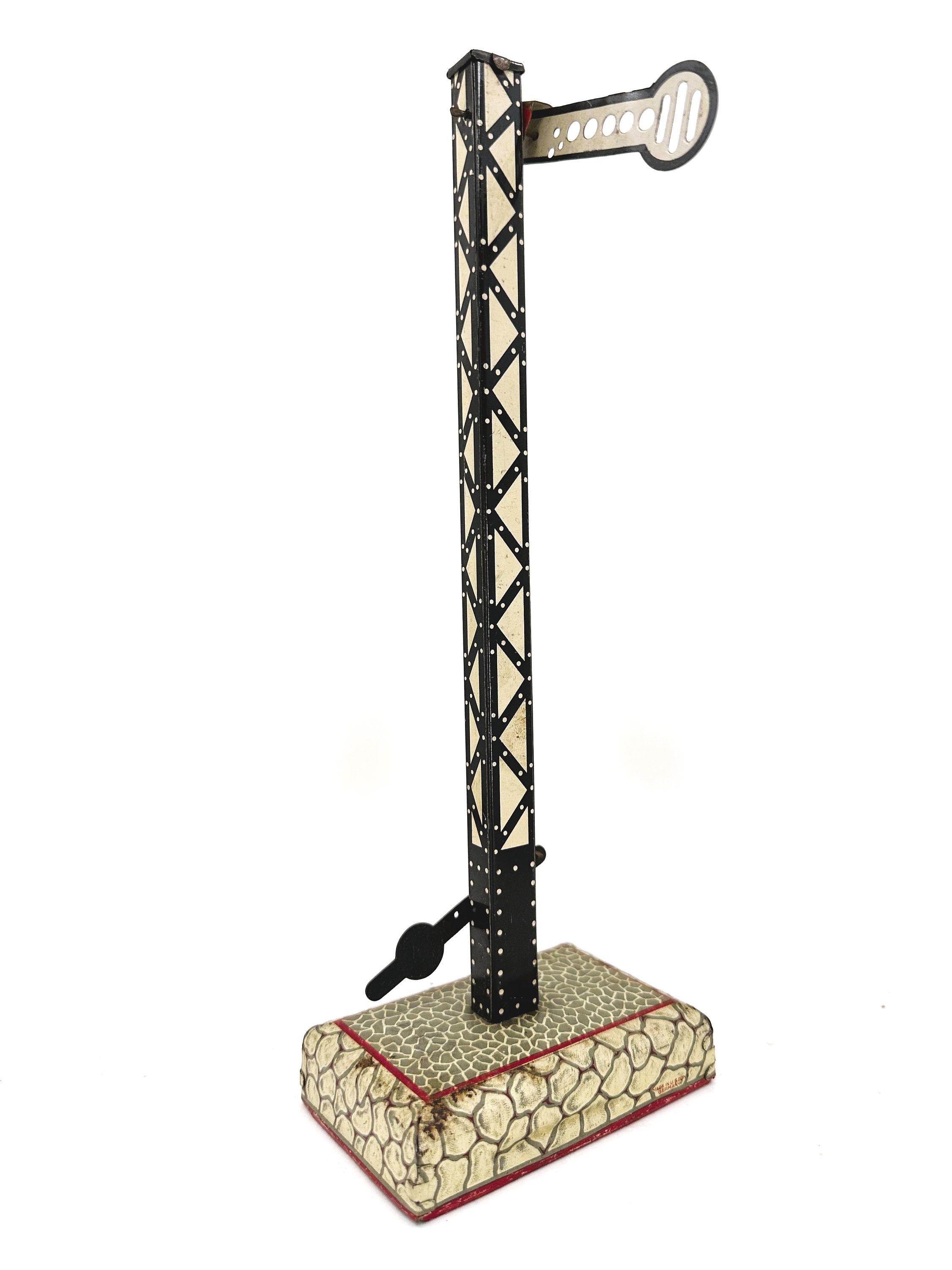 Nice Vintage Tin Toy Train Signal / Semaphore, O or 1 Gauge, US Zone ...