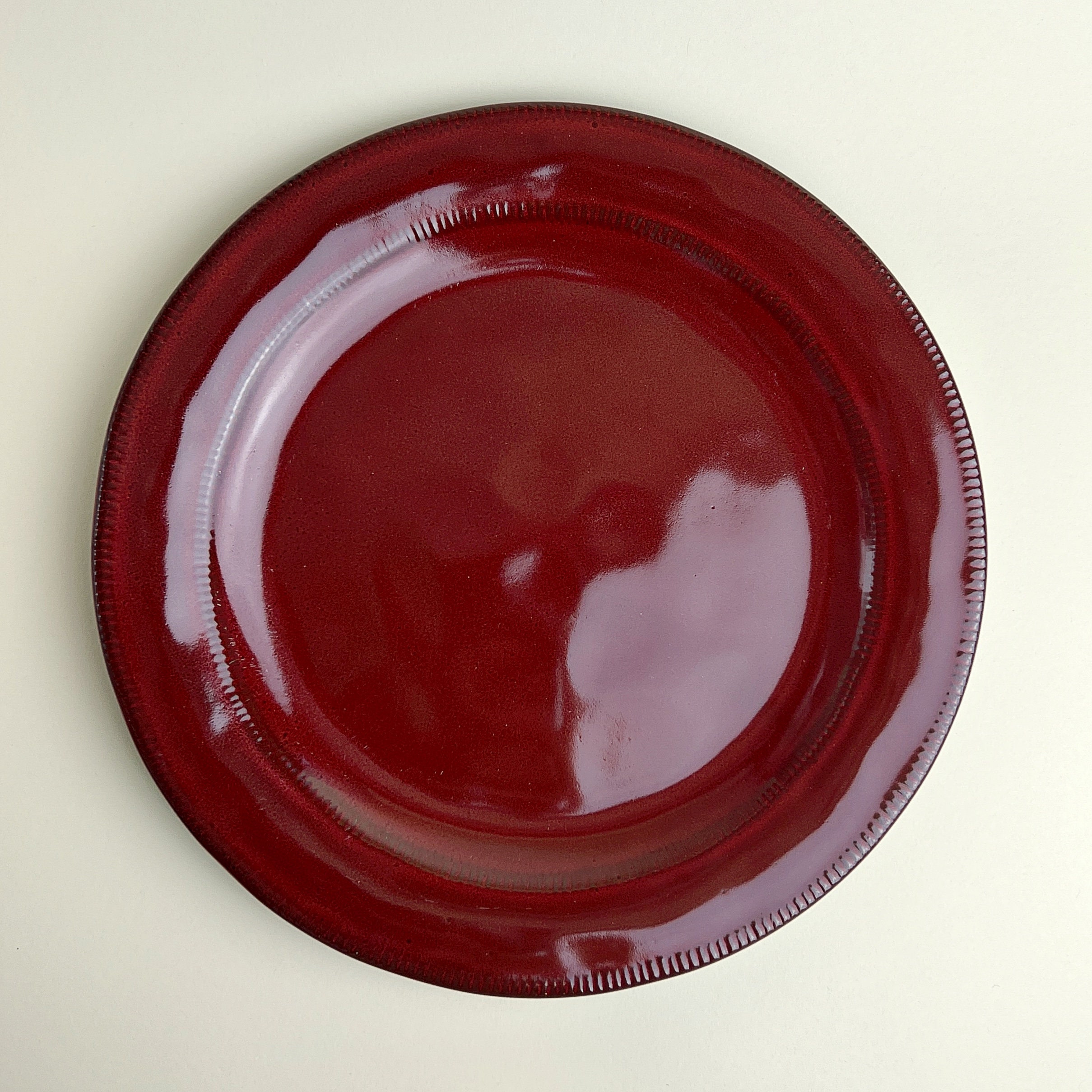Terranea Red Dinner Plate - Etsy