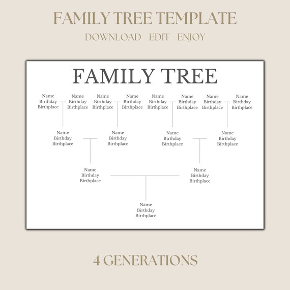 Ancestry Family Tree Forms