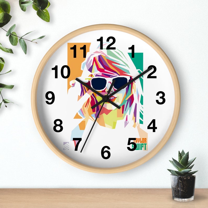 Taylor Swift Wall Clock, Eras Inspired Music Fan Wall Clock, Swifty ...