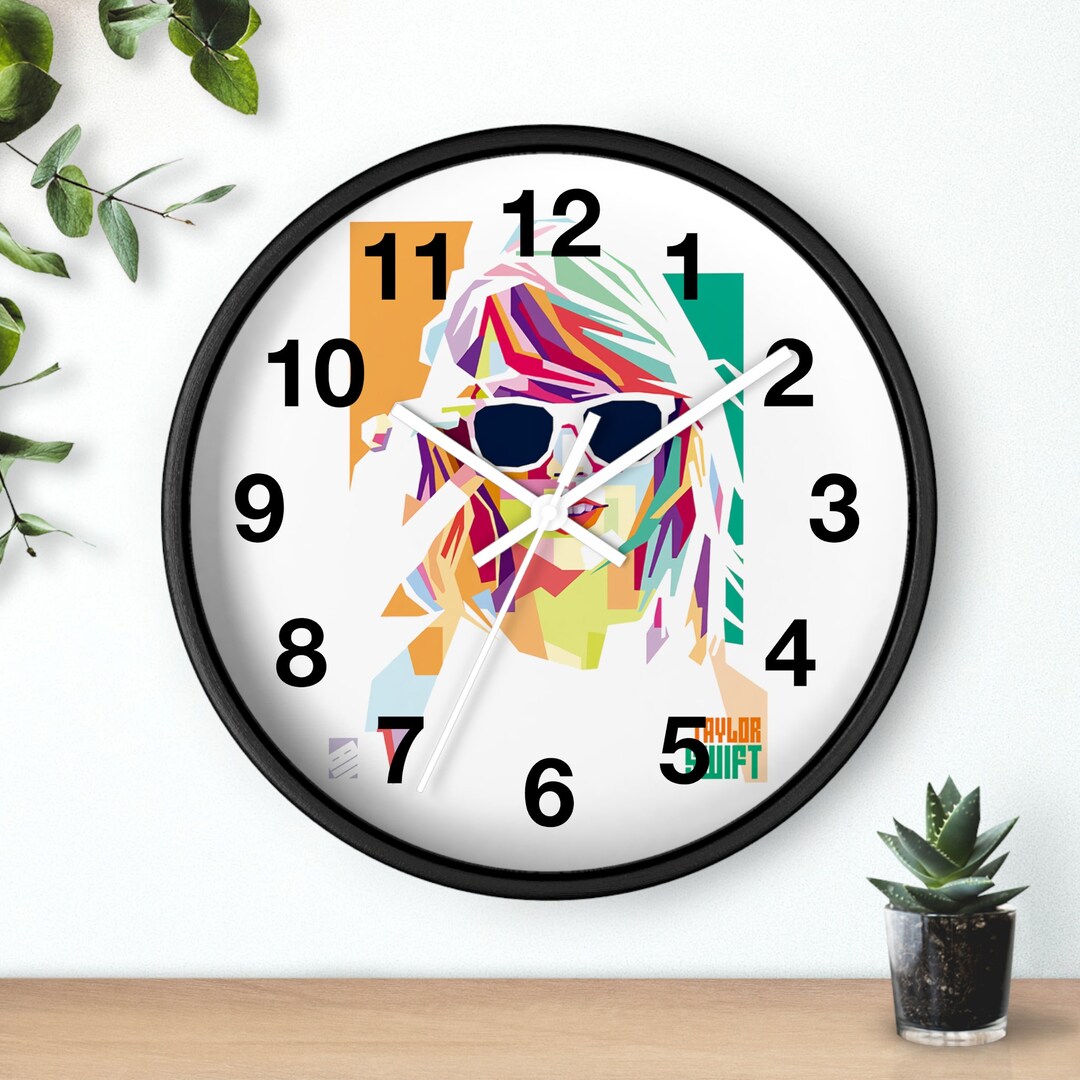 Taylor Swift Wall Clock, Eras Inspired Music Fan Wall Clock, Swifty ...