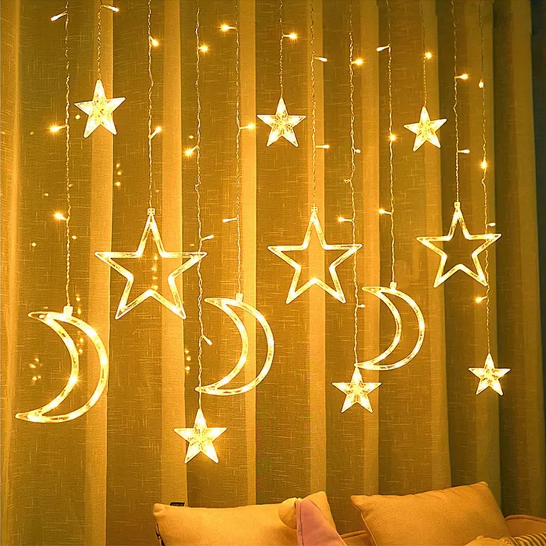 Buy Ramadan Eid Moon and Star LED String Fairy Lights Online in India ...