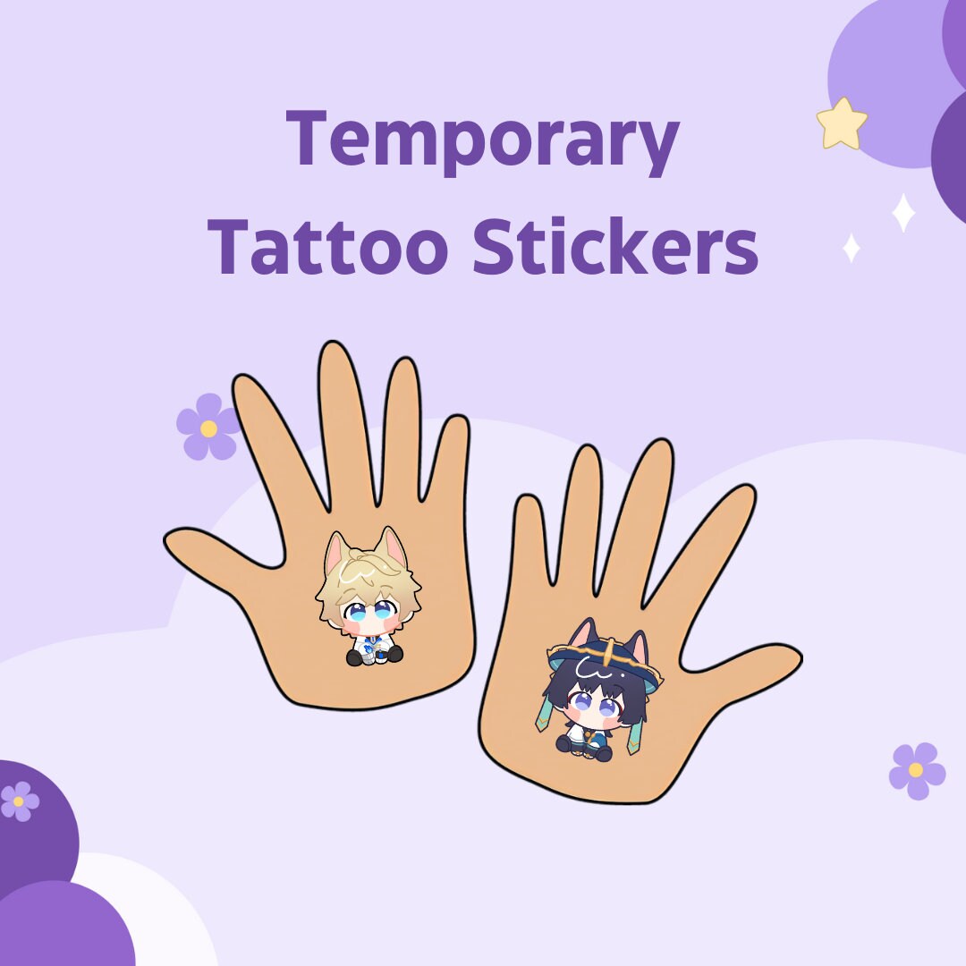 Catto Temporary Tattoo Stickers| Honkai Star Rail - Etsy