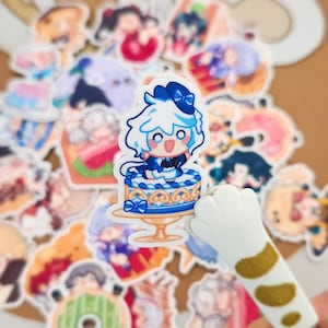 Yum Yum Sticker | Honkai Star Rail Genshin Impact Food| Cute Die Cut ...