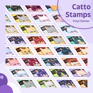 Catto Stamps Vinyl Stickers| Honkai Star Rail Genshin Impact Cute Cat ...