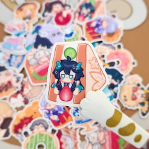 Yum Yum Sticker | Honkai Star Rail Genshin Impact Food| Cute Die Cut ...