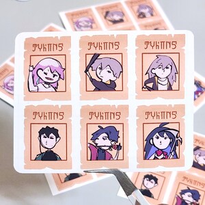 Gepard Da Vinci Vinyl Stickers| Honkai Star Rail - Etsy