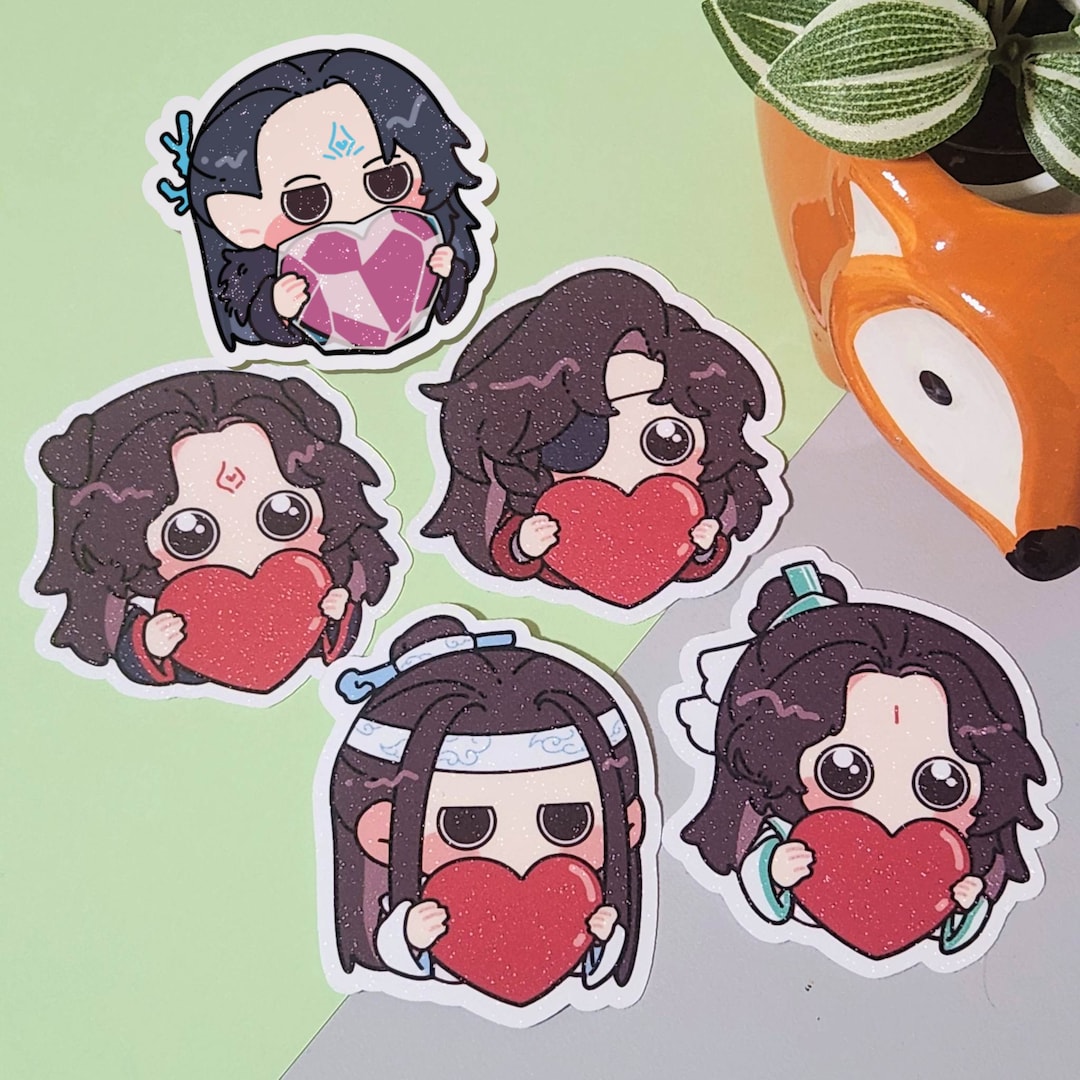 Set 2 MXTX White Day Vinyl Stickers | Tgcf Mdzs Svsss | Cute Die Cut ...