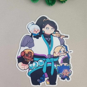 Sage Jett Chamber Raze Sova Neon Omen Wingman Valorant Vinyl Sticker ...