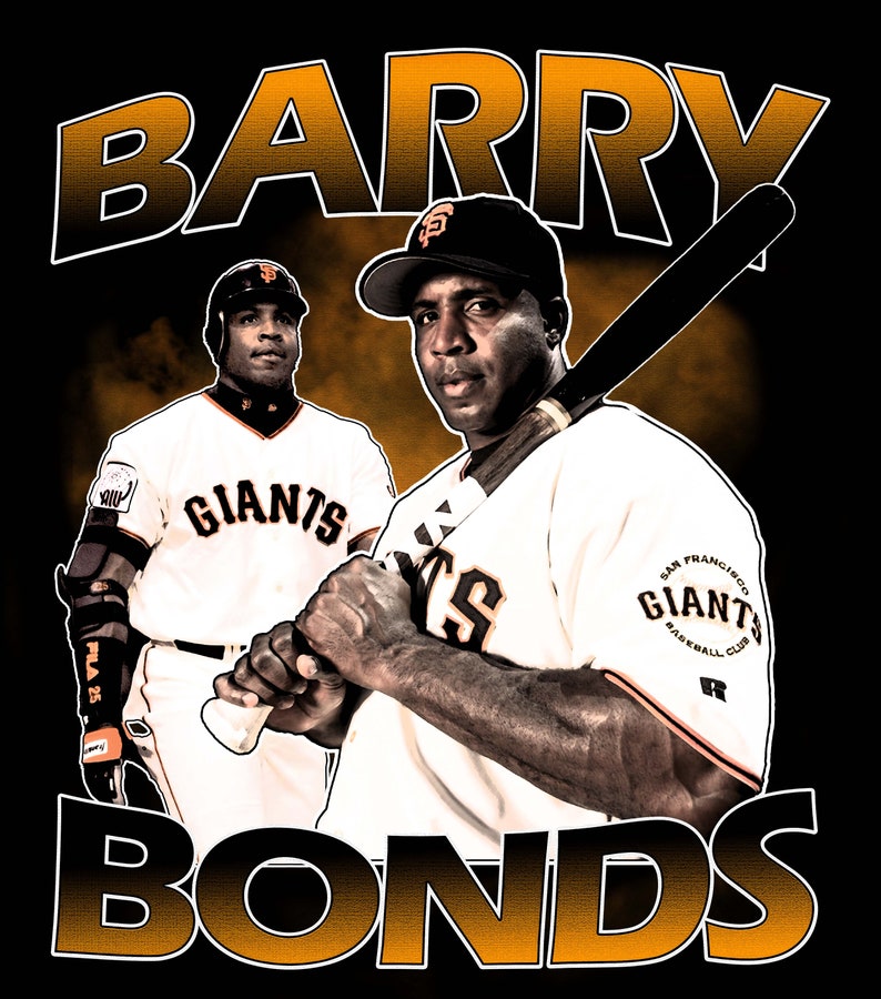 Barry Bonds T Shirt Design PNG Instant Download - Etsy