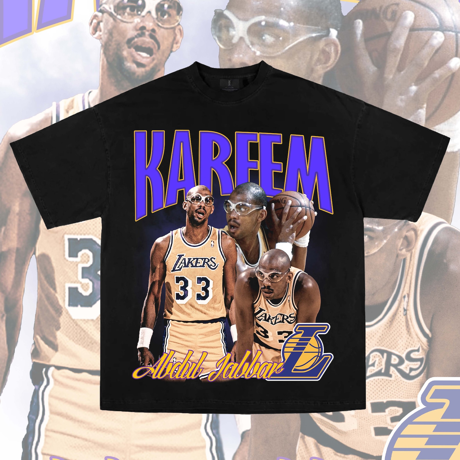 Kareem Abdul Jabbar T Shirt Design PNG Instant Download - Etsy
