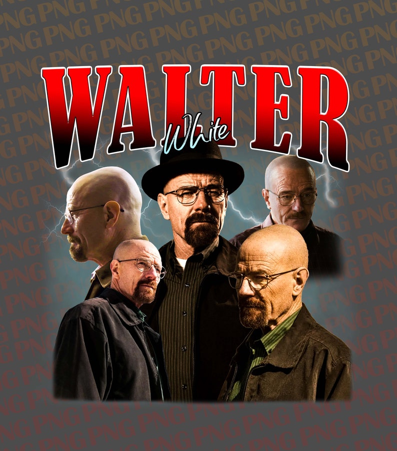 Walter White T Shirt Design PNG Instant Download - Etsy