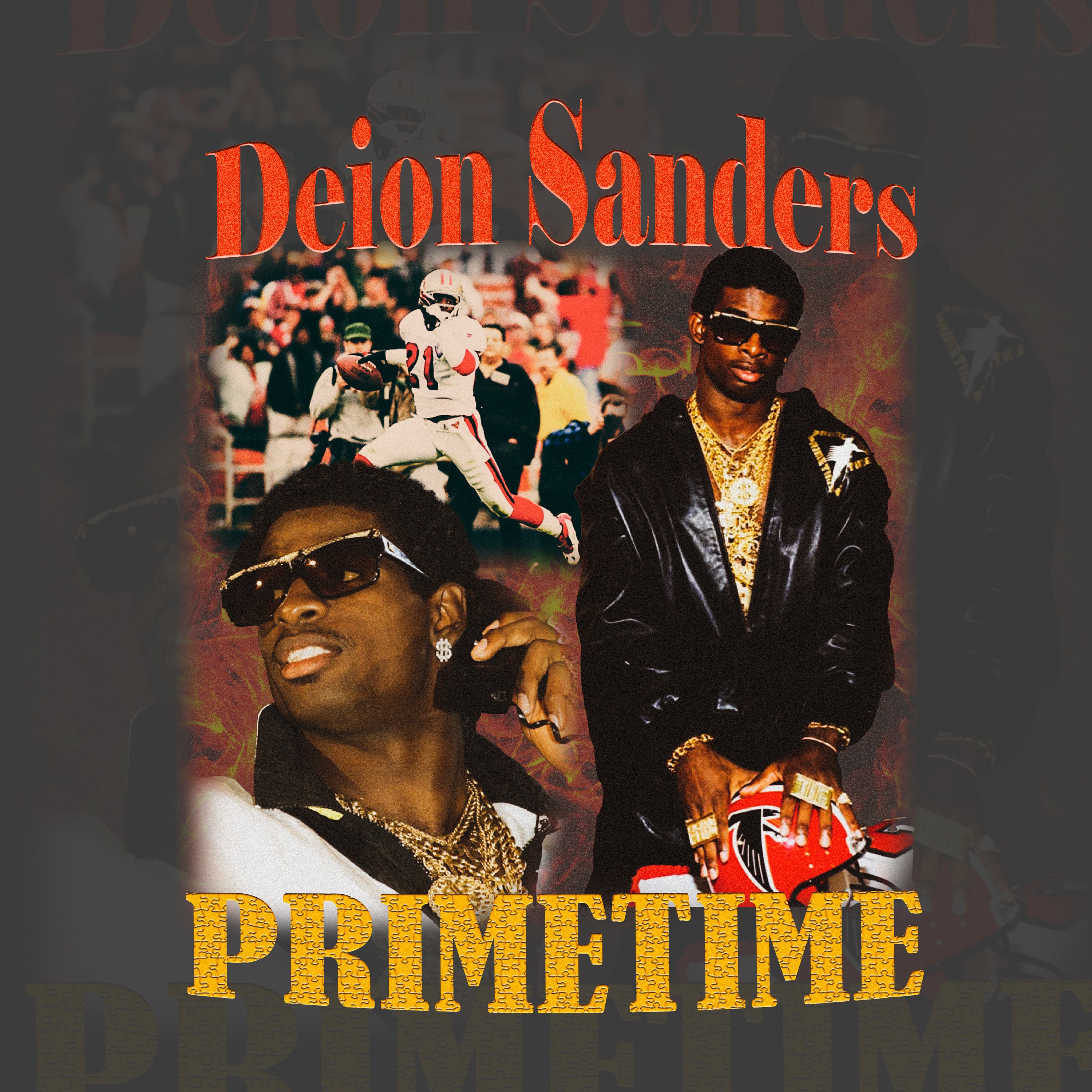 Deion Sanders T Shirt Design PNG Instant Download - Etsy