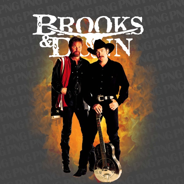 Brooks and Dunn Svg - Etsy