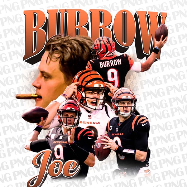 Joe Burrow Png - Etsy