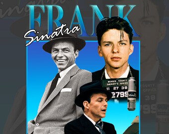 10 Digital SVG PNG JPG Frank Sinatra Silhouette, Vector, Clipart ...