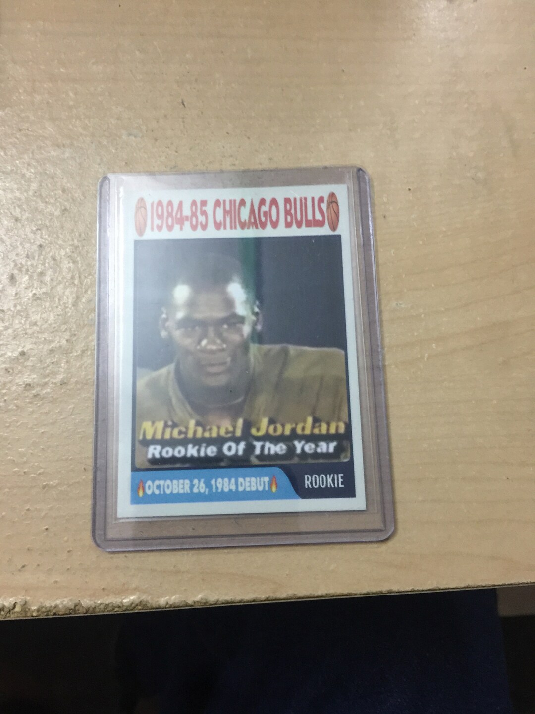 84-85 Chicago Bulls Rookie of the Year Michael Jordan Only 50 Cards ...