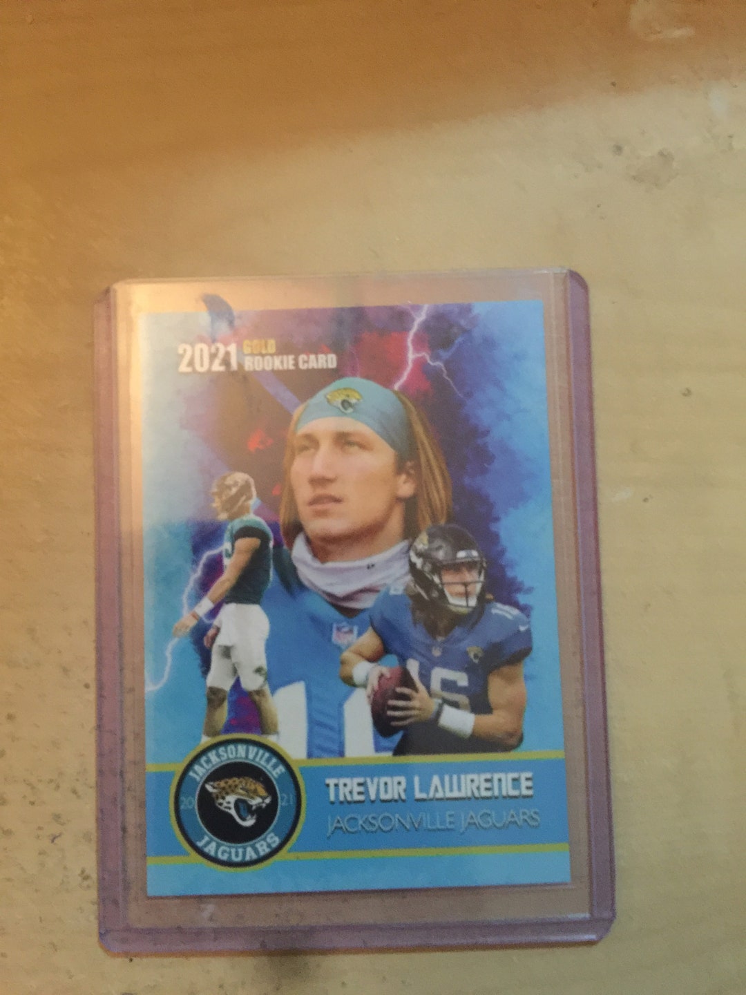 2021 Gold Rookie Card Trevor Lawrence Limited Edition - Etsy