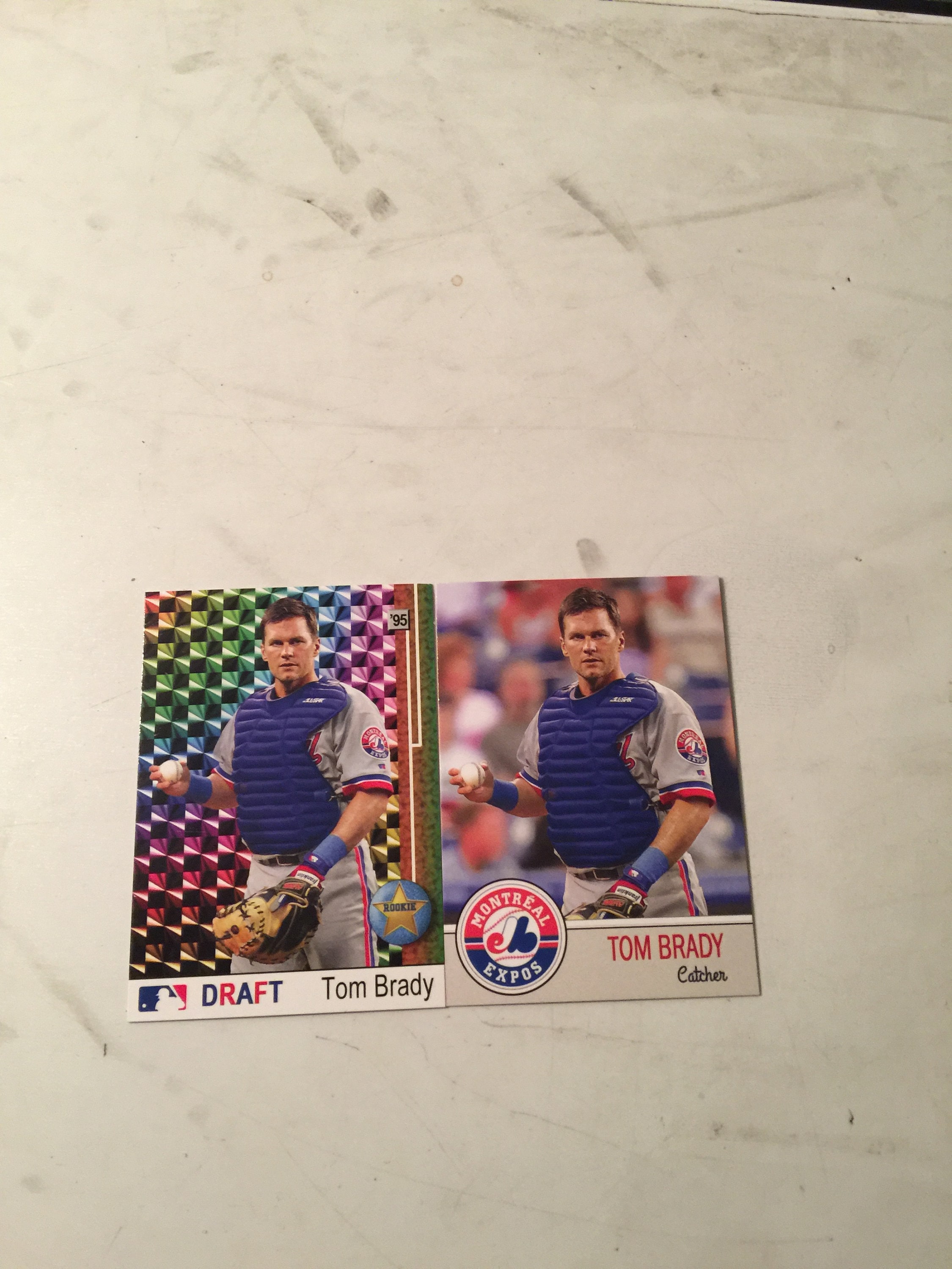 Tom Brady 1995 Monteal Expos Custom Rookie Card - Etsy
