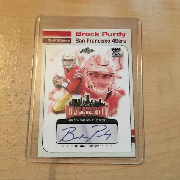 Brock Purdy Rookie Card - Etsy