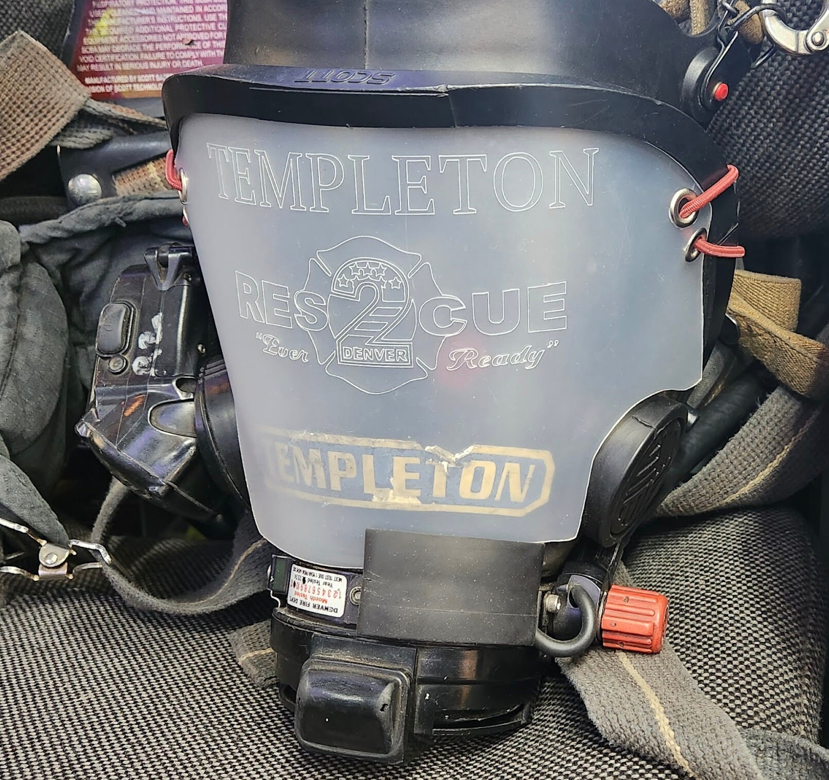 Firefighter SCBA Mask Cover for Scott, Draeger, or MSA Masks - Etsy