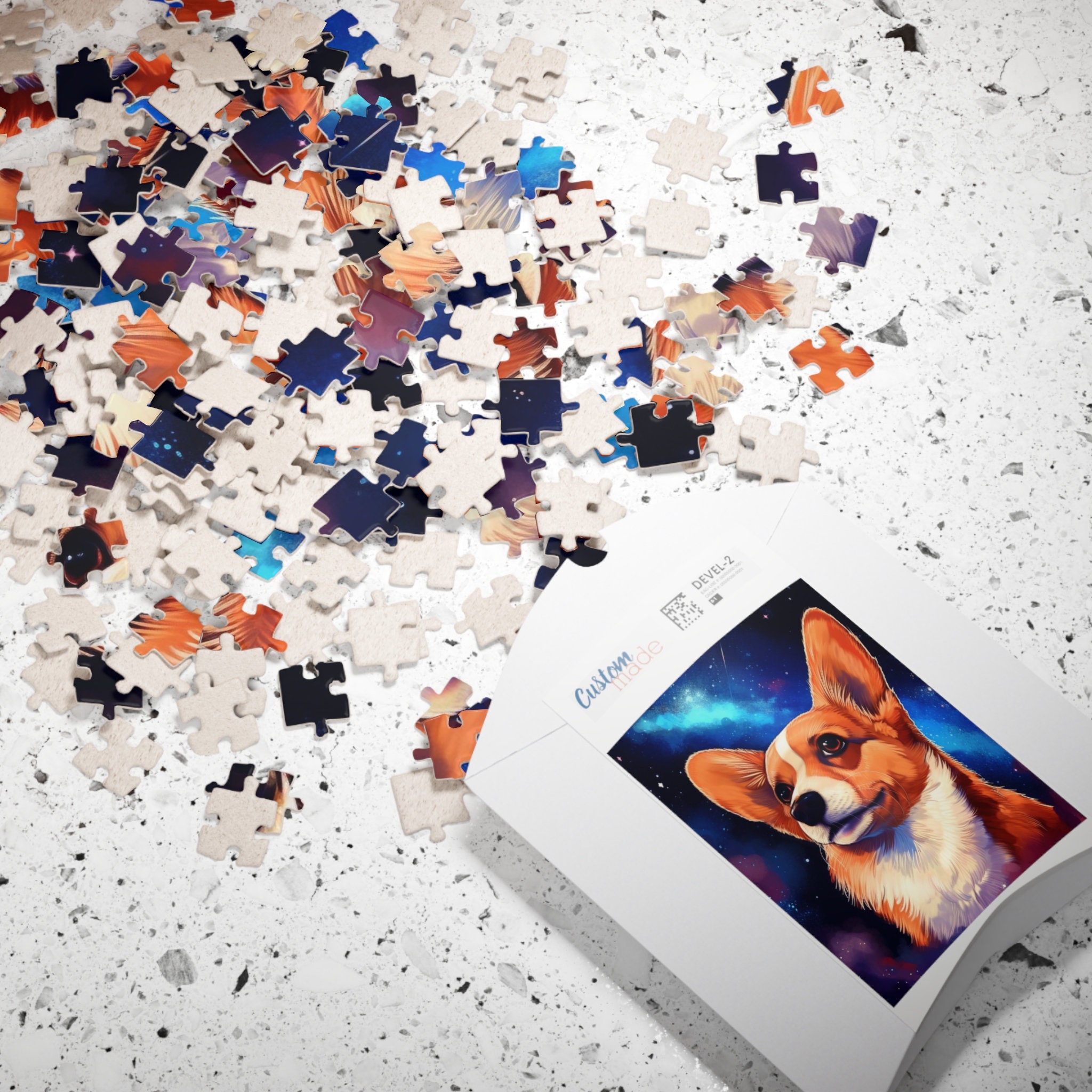 Majestic Corgi Puzzle 100, 500, 1000 Piece cosmic Corgi - Etsy