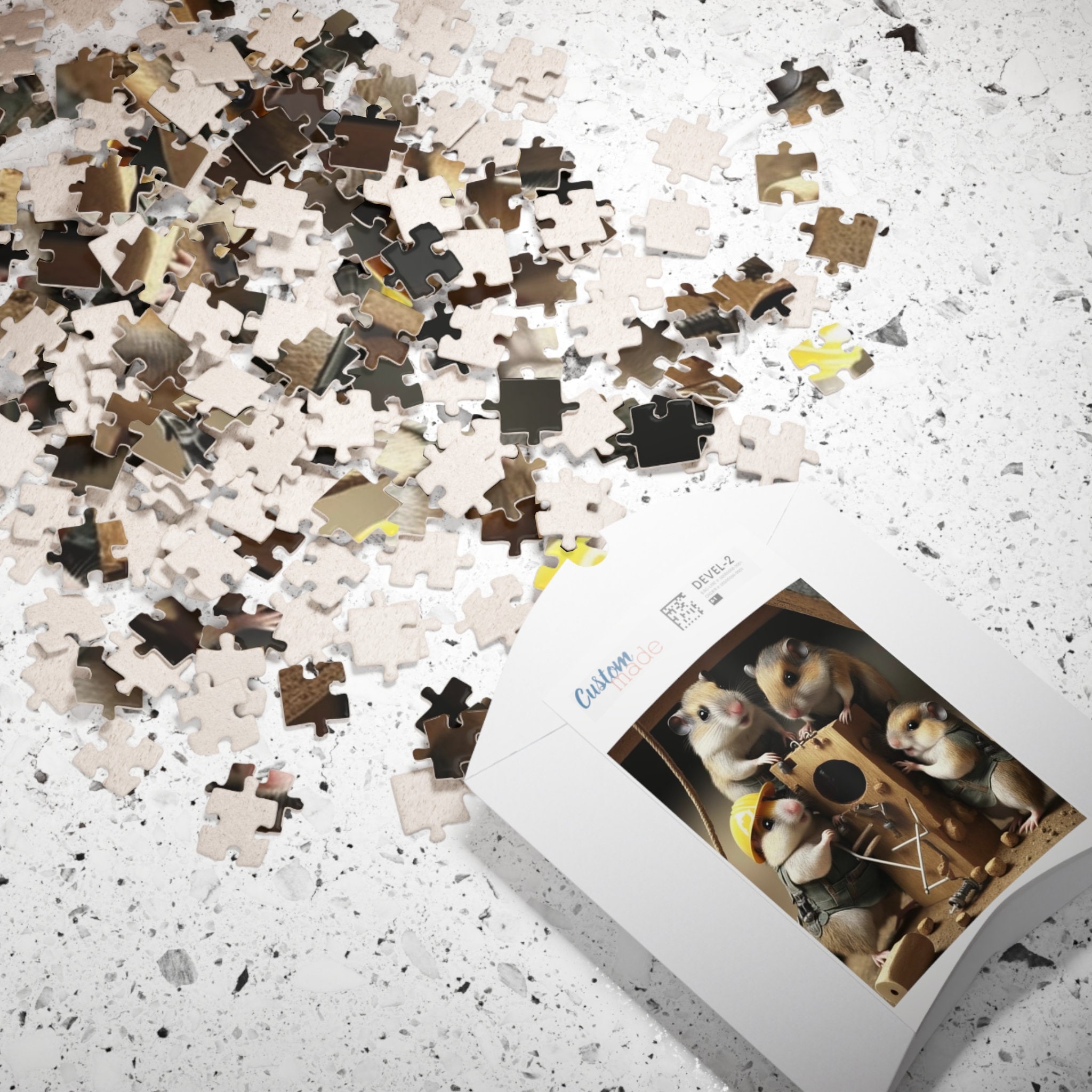 Whimsical Hamster Puzzle hamster Workshop 100 - Etsy