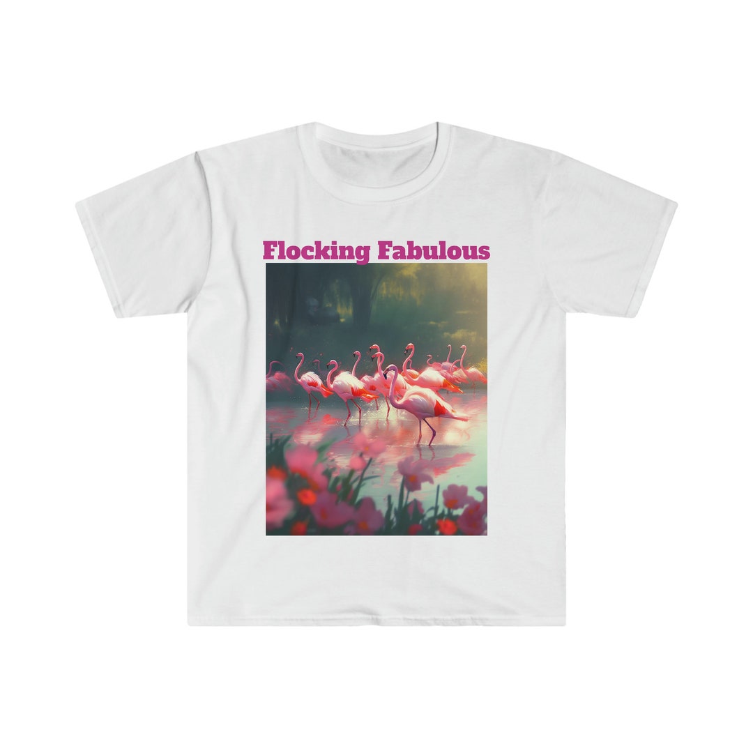 Flocking Fabulous Flamingo T-shirt Unisex - Etsy