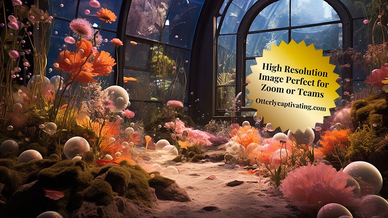 Fun Underwater Background for Zoom, Digital Download for Zoom ...
